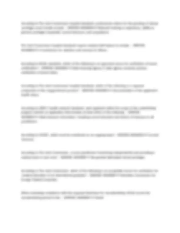 CPMSM Study Questions With Complete Solutions. | Exams Nursing | Docsity