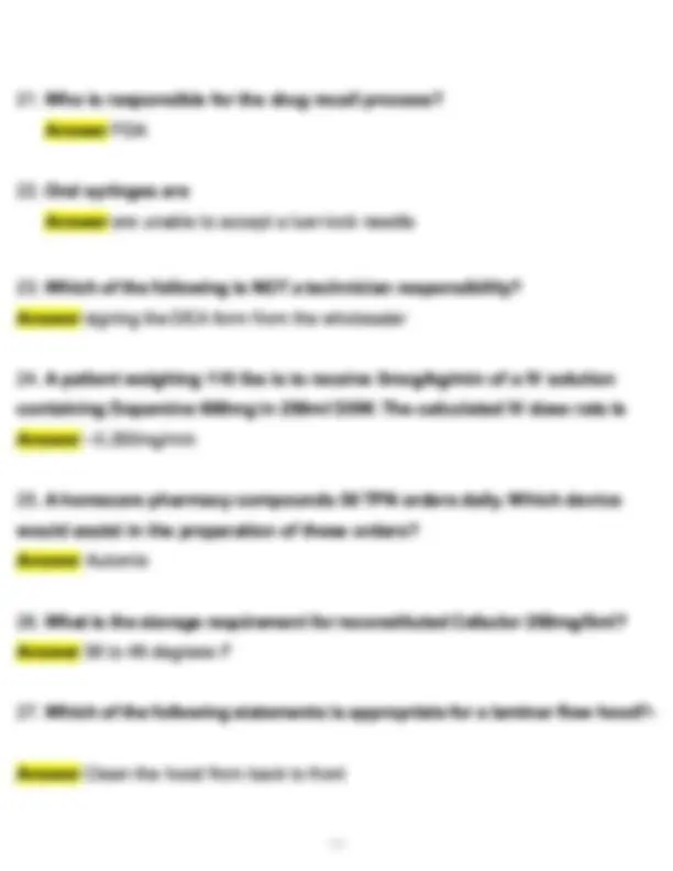 PTCB Practice Exam Actual 2025 Questions and Answers (2025 / 2026 ...