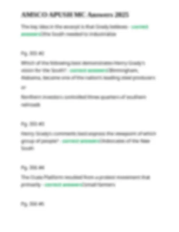 APUSH Exam Prep: Multiple Choice Questions and Answers 2025 | Exams ...