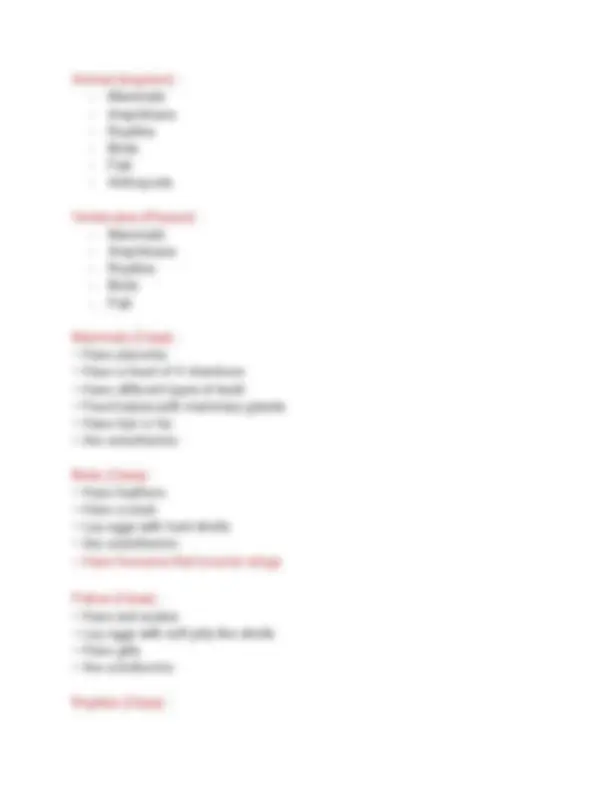 Characteristics and classification of living organisms | Study notes ...