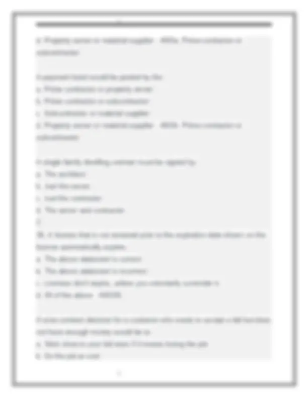 Utah Contractor Exam Prep: 2025-2026 Test Bank with Verified Answers ...