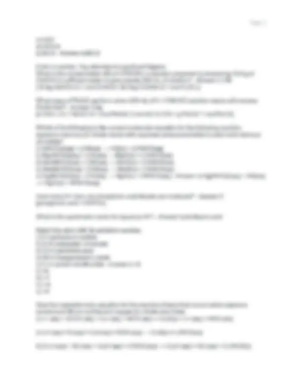 CHM 1025 Final Exam 80 Questions and Answers. | Exams Chemistry | Docsity