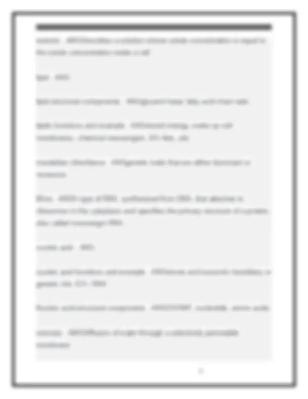 Biology STAAR Practice Test Questions and Correct Answers | Exams ...