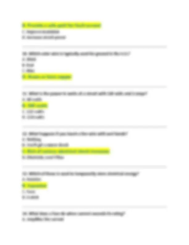 Basic Industrial Electricity Exam 2025: Comprehensive Questions and ...