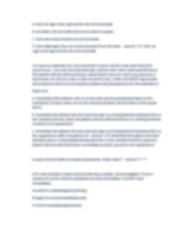 EMT Final Exam QUESTIONS AND CORRECT ANSWERS LATEST UPDATE 2025-2026 ...