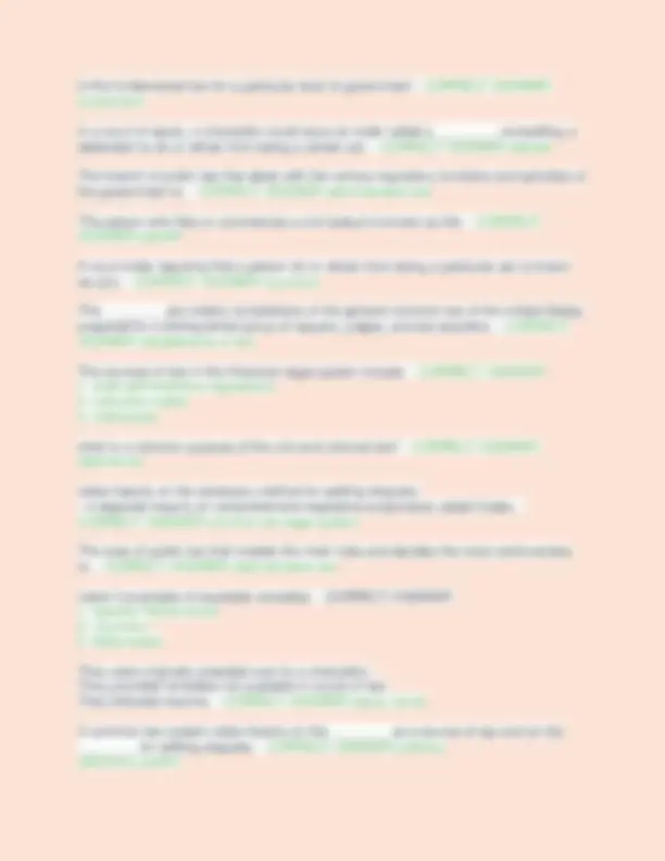 BLAW 3201 Test 1 LSU Mark Fry Questions and Answers | 2025 Update | 100 ...