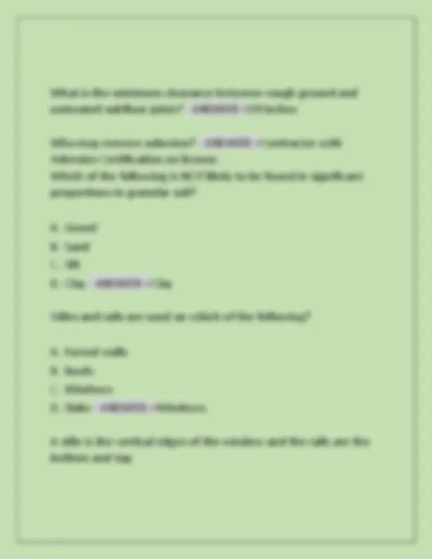 CSLB B LICENSE GENERAL CONTRACTOR FINAL EXAM QUESTIONS WITH COMPLETE ...
