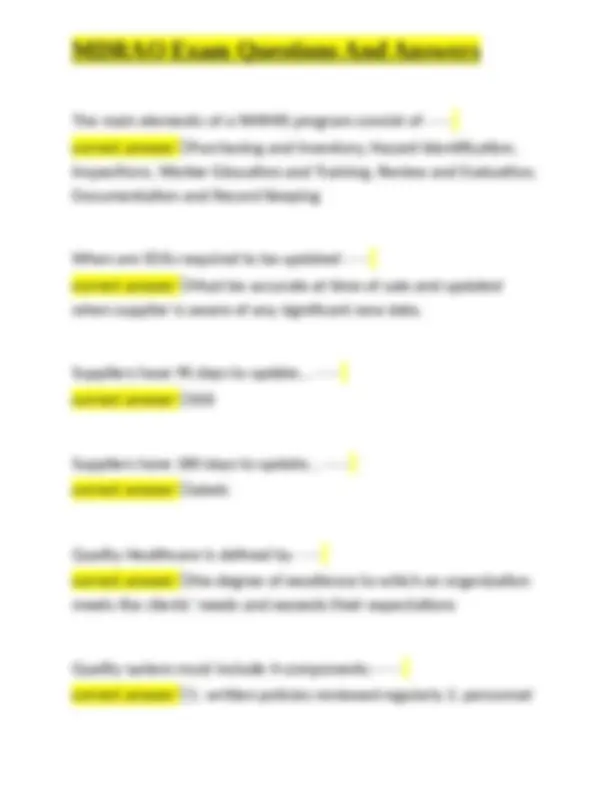 MDRAO Exam Prep: Key Q&A on Medical Device Reprocessing | Exams ...