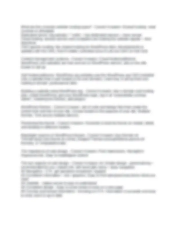 DMI 8 - WEBSITE OPTIMIZATION EXAM QUESTIONS WITH VERIFIED ANSWERS ...