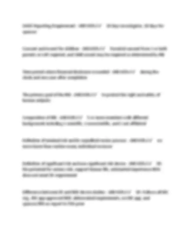 Socra Ccrp Exam Flashcards Questions And Answers With Verified ...