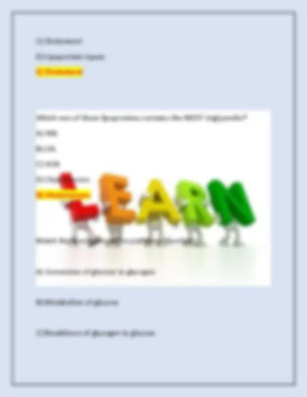 MMSC 407 CLINICAL CHEMISTRY FINAL EXAM NEWEST 2025 ACTUAL EXAM WITH 120 ...