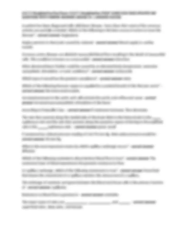 A & P 2 Straighterline Final Exam-/A & P 2 Straighterline STUDY GUIDE ...