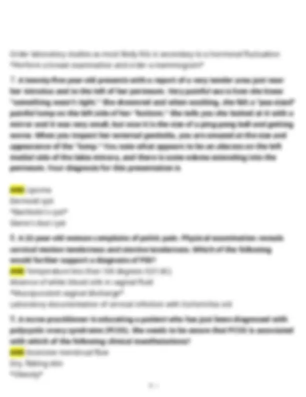 NR602 WEEK 6 QUESTIONS & ANSWERS 100% CORRECT | Exams Nursing | Docsity