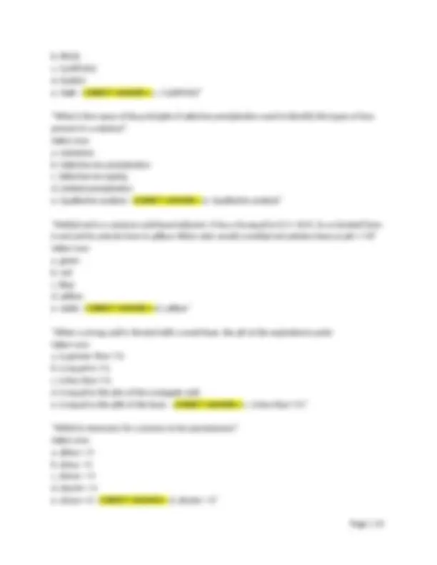 STRAIGHTERLINE CHEMISTRY FINAL EXAM QUESTIONS WITH CORRECT VERIFIED ...