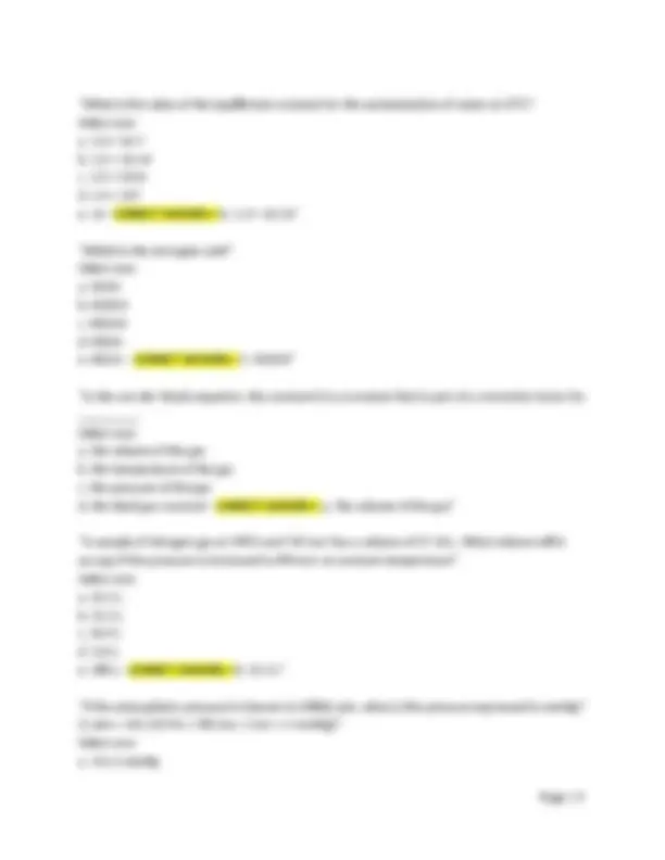 STRAIGHTERLINE CHEMISTRY FINAL EXAM QUESTIONS WITH CORRECT VERIFIED ...