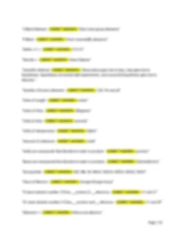 STRAIGHTERLINE CHEMISTRY FINAL EXAM QUESTIONS WITH CORRECT VERIFIED ...