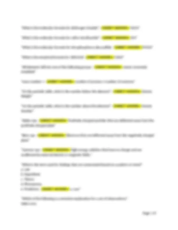 STRAIGHTERLINE CHEMISTRY FINAL EXAM QUESTIONS WITH CORRECT VERIFIED ...