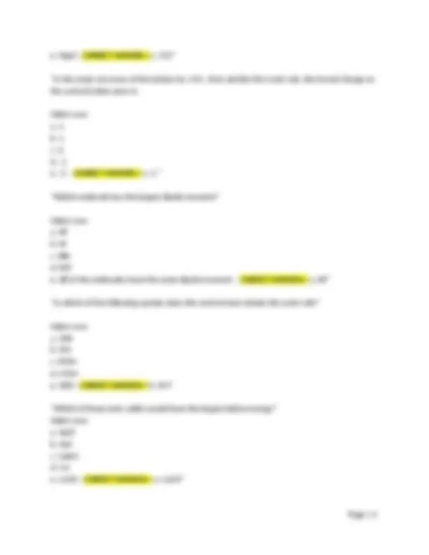 STRAIGHTERLINE CHEMISTRY FINAL EXAM QUESTIONS WITH CORRECT VERIFIED ...