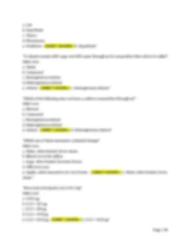 STRAIGHTERLINE CHEMISTRY FINAL EXAM QUESTIONS WITH CORRECT VERIFIED ...