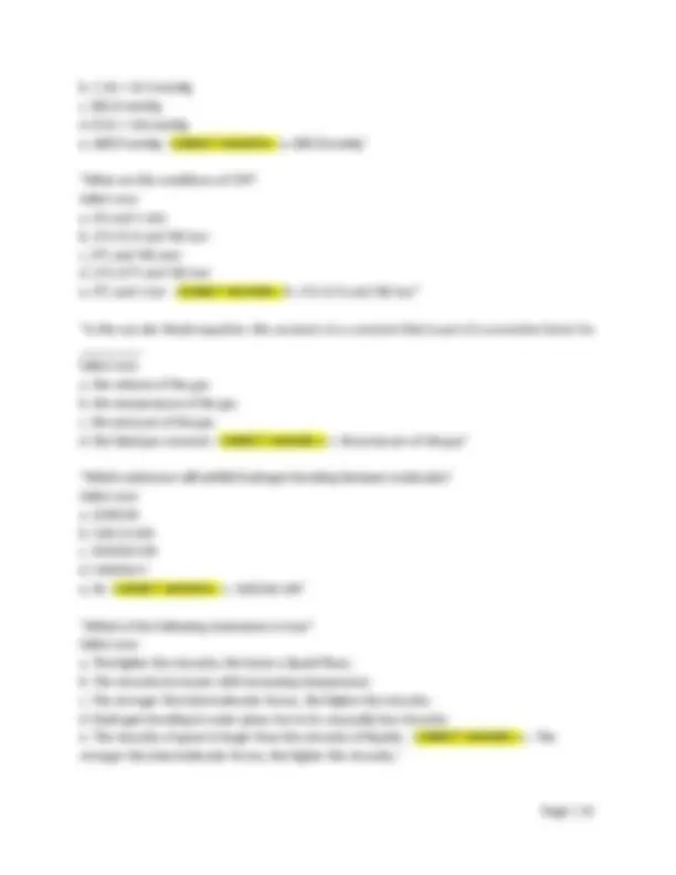 STRAIGHTERLINE CHEMISTRY FINAL EXAM QUESTIONS WITH CORRECT VERIFIED ...