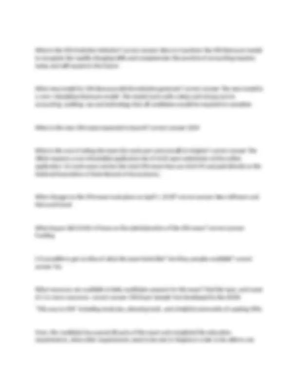 CPA Examination Sample Questions | Exams Business Administration | Docsity