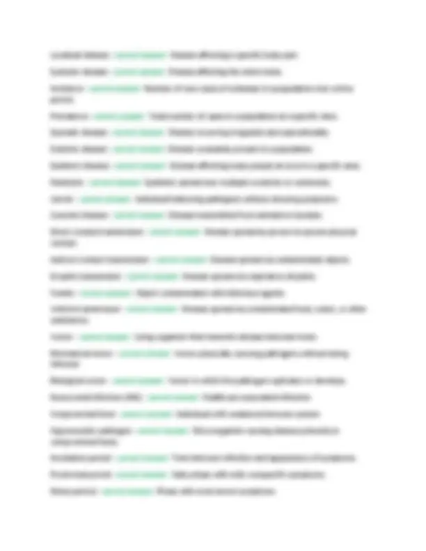 Comprehensive Microbiology Glossary – Final Exam Study Guide of Key ...