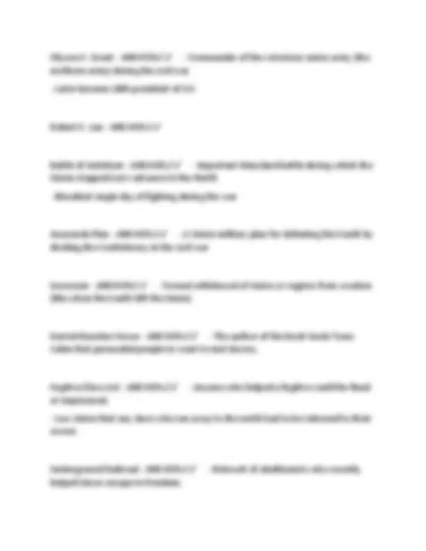 Aice Us History Exam Review Questions And Answers With Verified ...