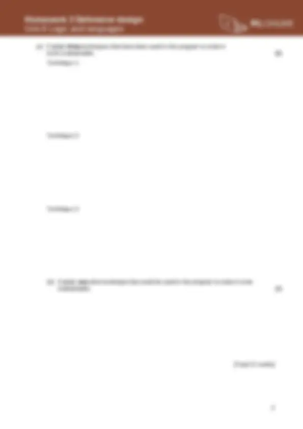 T2 Homework 2.docx: Logic and Languages - Defensive design | Quizzes ...