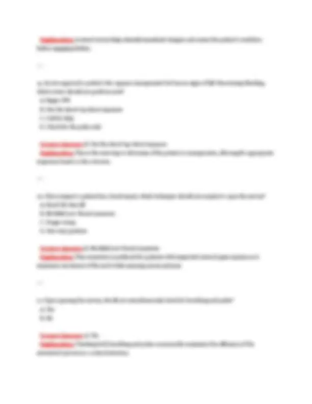 AMERICAN RED CROSS (BLS) FINAL EXAM Actual Questions and Answers ...
