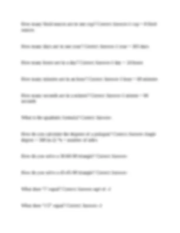 Mathnasium Job Assessment Questions with correct answers | Exams ...