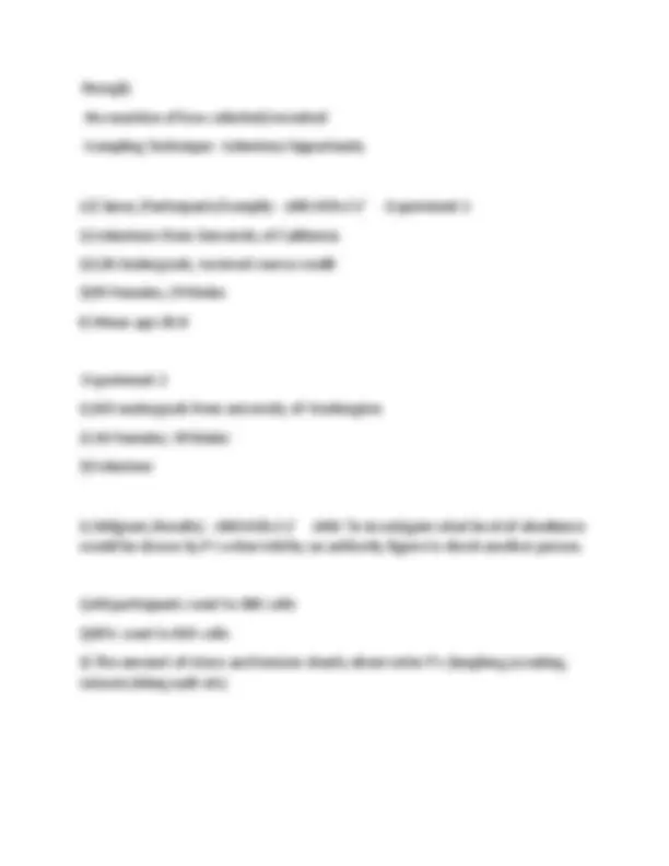 AICE Psychology AS Exam Prep: Key Studies and Research Methods | Exams ...