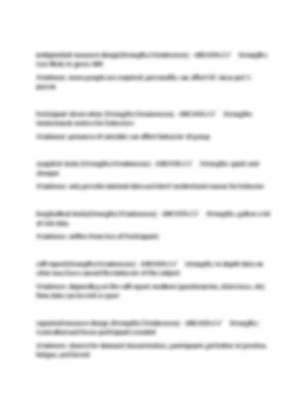 AICE Psychology AS Exam Prep: Key Studies and Research Methods | Exams ...