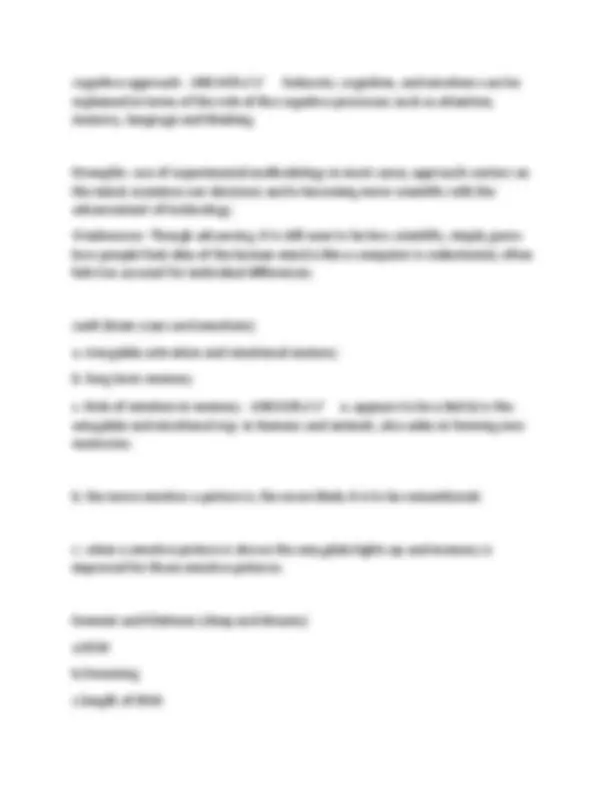 AICE Psychology AS Exam Prep: Key Studies and Research Methods | Exams ...