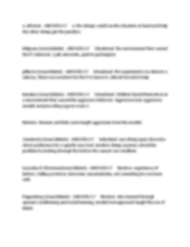 AICE Psychology AS Exam Prep: Key Studies and Research Methods | Exams ...