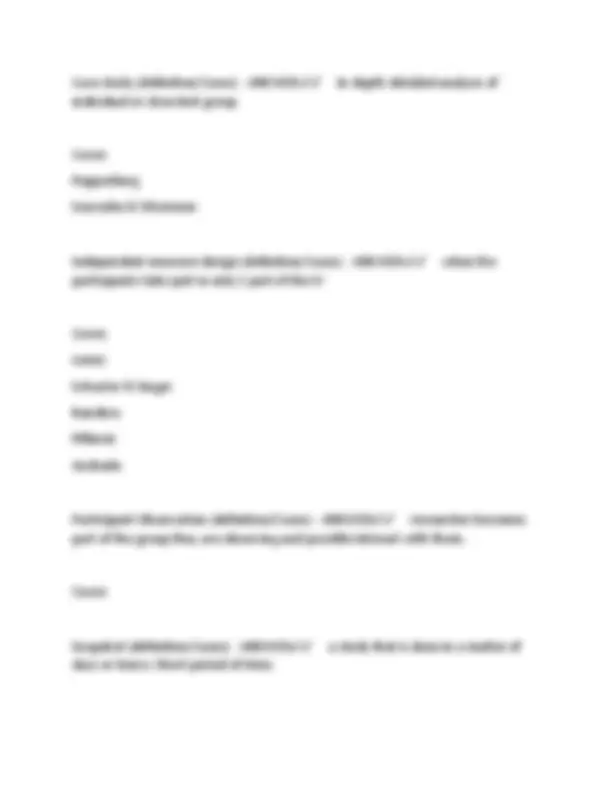 AICE Psychology AS Exam Prep: Key Studies and Research Methods | Exams ...