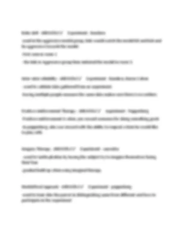 AICE Psychology AS Exam Prep: Key Studies and Research Methods | Exams ...