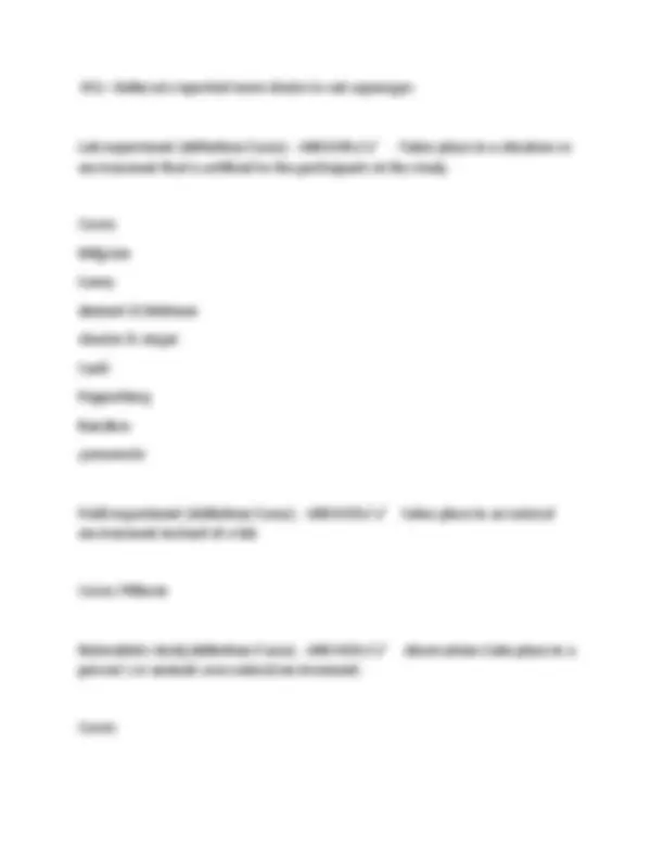 AICE Psychology AS Exam Prep: Key Studies and Research Methods | Exams ...