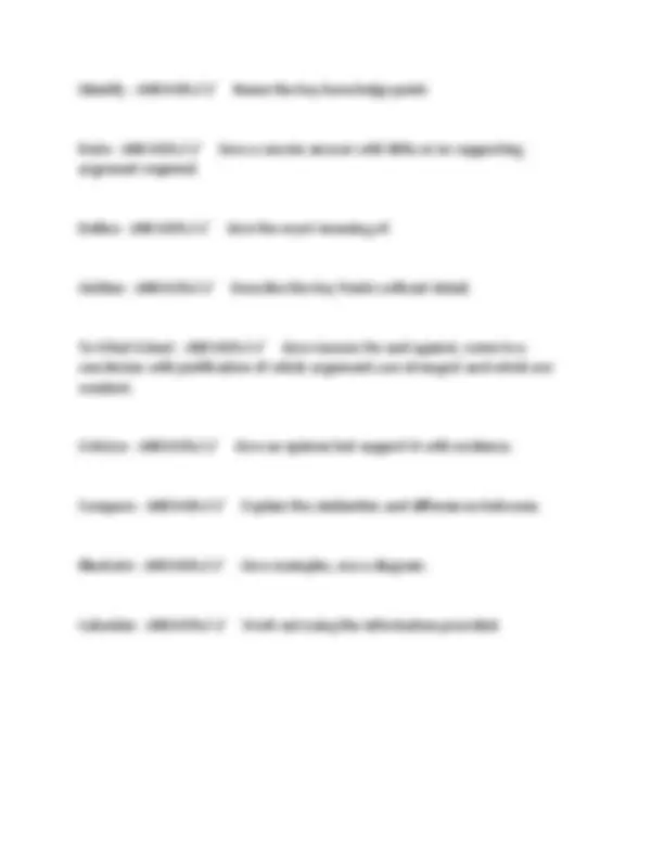 AICE Command Word Exam Questions And Answers With Verified Solutions ...