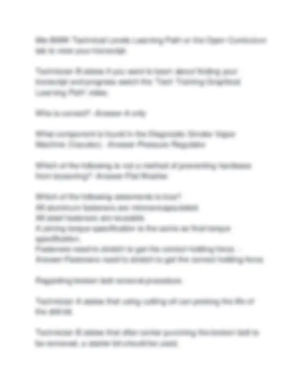 BMW Associate level ASE Test Exam 2025 BMW Members Actual Exam 2025 ...