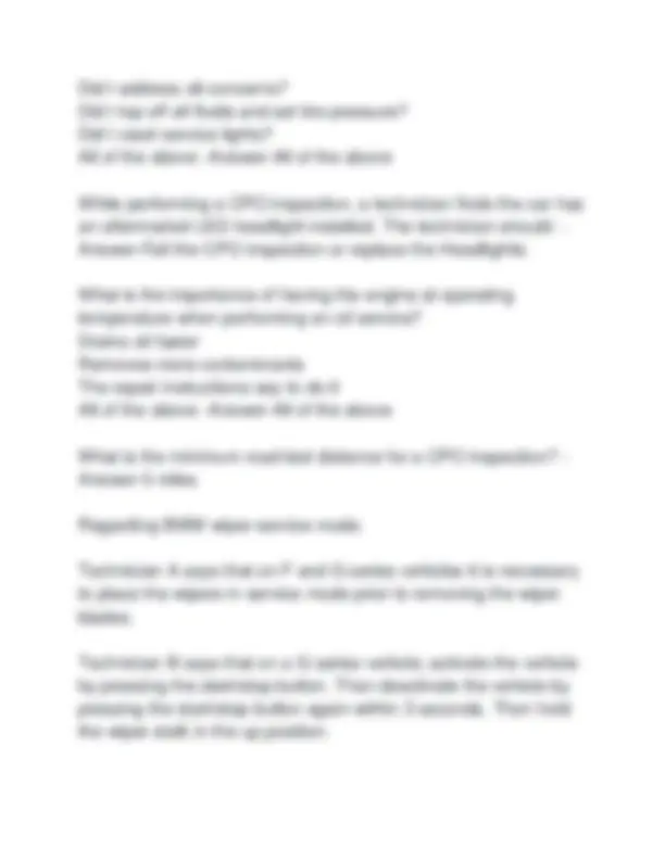 BMW Associate level ASE Test Exam 2025 BMW Members Actual Exam 2025 ...