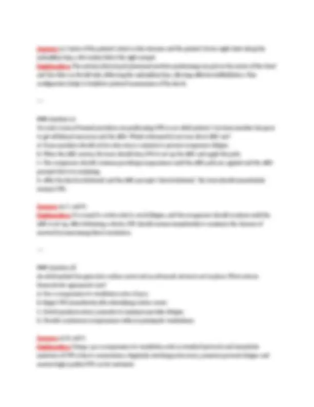AMERICAN RED CROSS (BLS) Provider Pre-Assessment and Final Exam (Latest ...