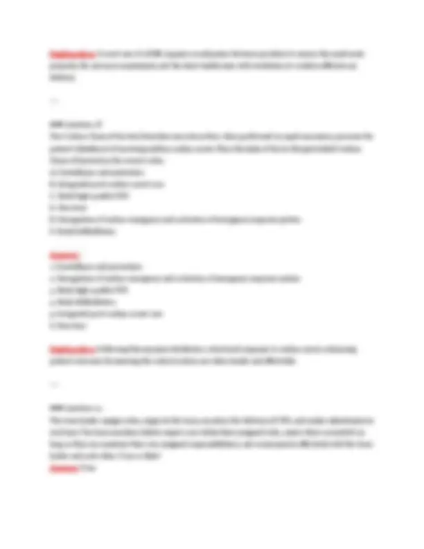 AMERICAN RED CROSS (BLS) Provider Pre-Assessment and Final Exam (Latest ...