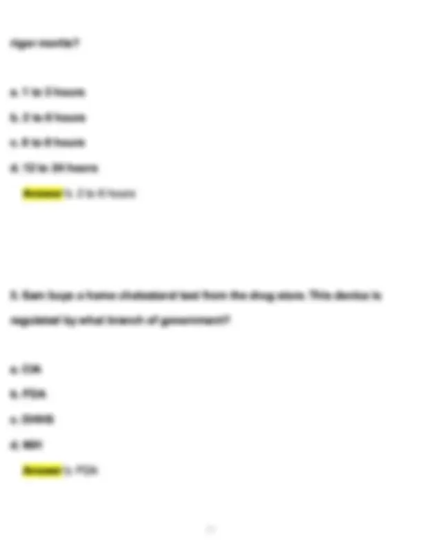 2025 HSI EXAM Questions With Correct Answers Already Passed!! | Exams ...