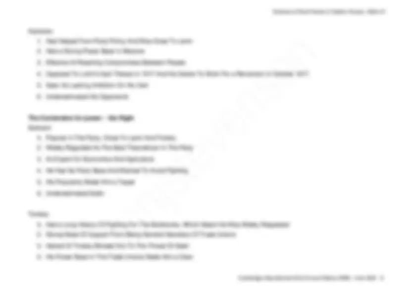 Cie a level history p4 9489 stalin s russia revision notes | Exams ...