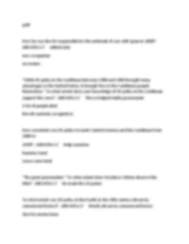 AICE US HISTORY EXAM PREP: Potential Questions And Answers With Correct ...