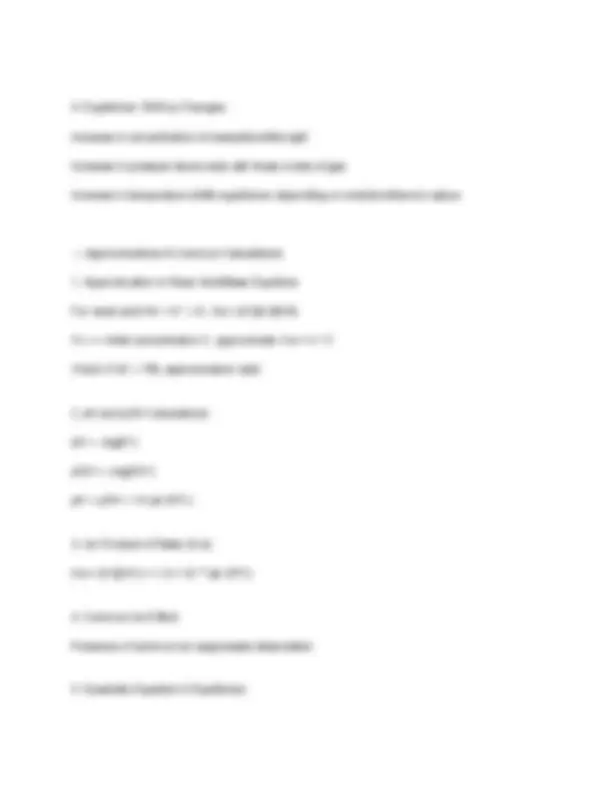Essential Chemistry Formulas Mole Concept to Equilibrium | Cheat Sheet ...