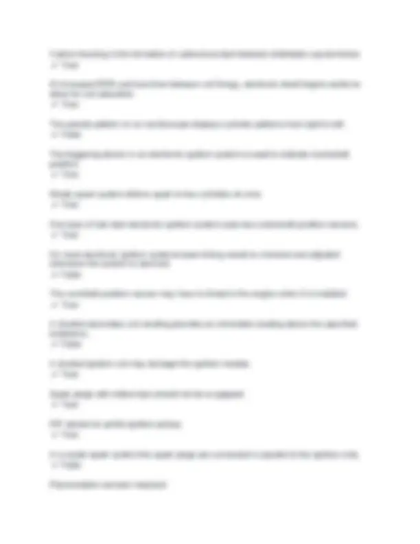 ASE - Engine Performance Questions with Answers latest 2025 | Exams ...