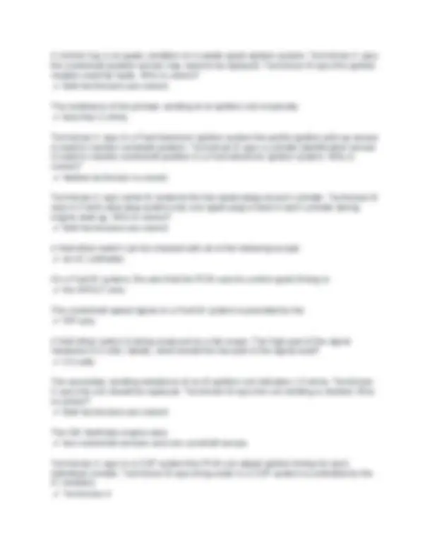 ASE - Engine Performance Questions with Answers latest 2025 | Exams ...