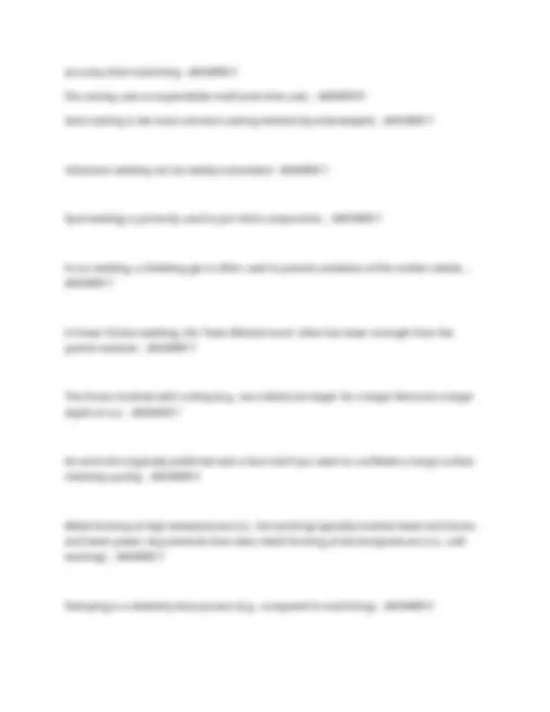 Materials Science and Engineering: 223 T/F Questions and Answers | Exams Advanced Education ...