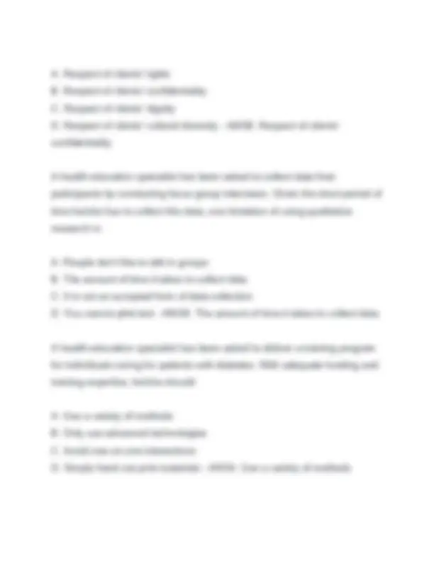 Practice CHES Exam Test Bank 2025-2026. Questions & Correct Answers ...